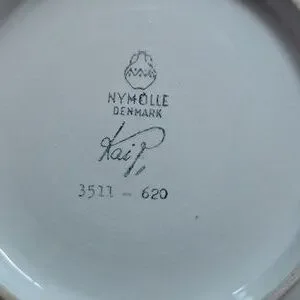Nymolle | Art | Rare Nymolle Denmark Mermaid Ceramic Plate | Poshmark